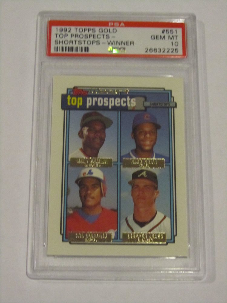 Auction Prices Realized Baseball Cards 1992 Topps Gold Top Prospects ...