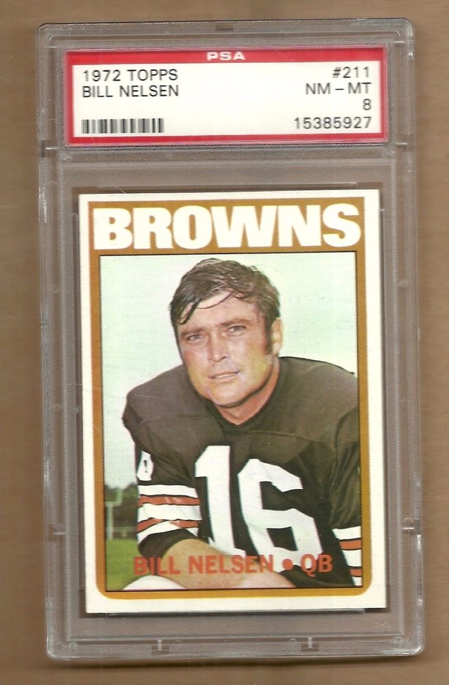 Auction Prices Realized Football Cards 1972 Topps Bill Nelsen