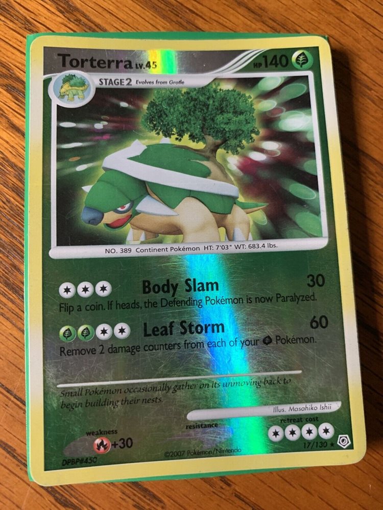 Pokemon Torterra Card
