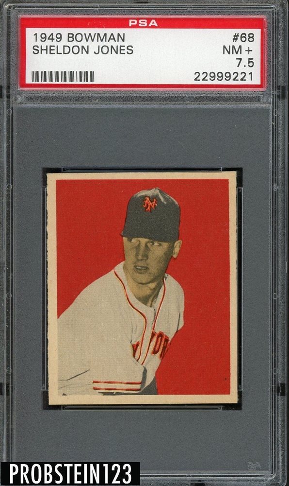 Auction Prices Realized Baseball Cards 1949 Bowman Sheldon Jones
