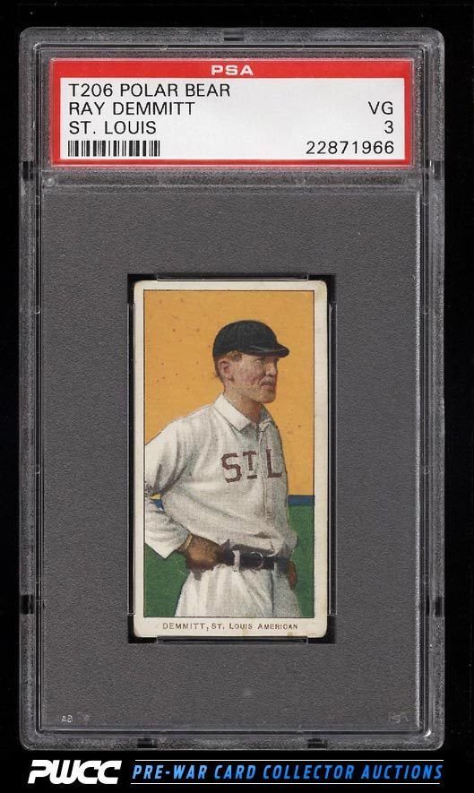 Auction Prices Realized Baseball Cards 1909-11 T206 Polar Bear Ray ...