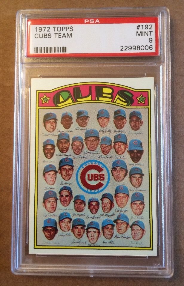 Auction Prices Realized Baseball Cards 1972 Topps Cubs Team