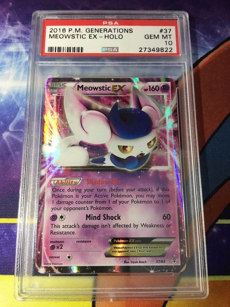 Auction Prices Realized Tcg Cards 2016 Pokemon XY Generations Meowstic EX
