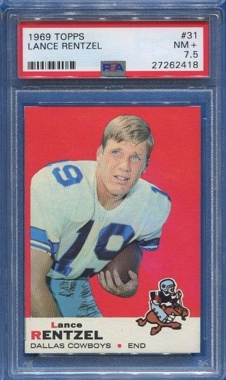 Auction Prices Realized Football Cards 1969 Topps Lance Rentzel