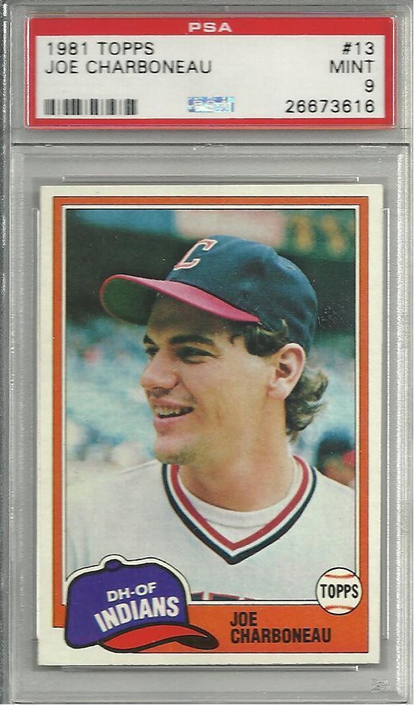 Auction Prices Realized Baseball Cards 1981 Topps Joe Charboneau