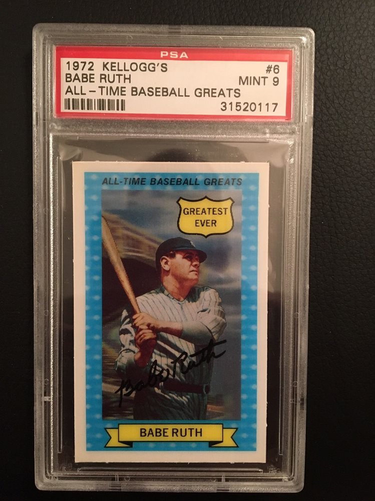 Auction Prices Realized Baseball Cards 1972 Kellogg's All-Time Baseball ...