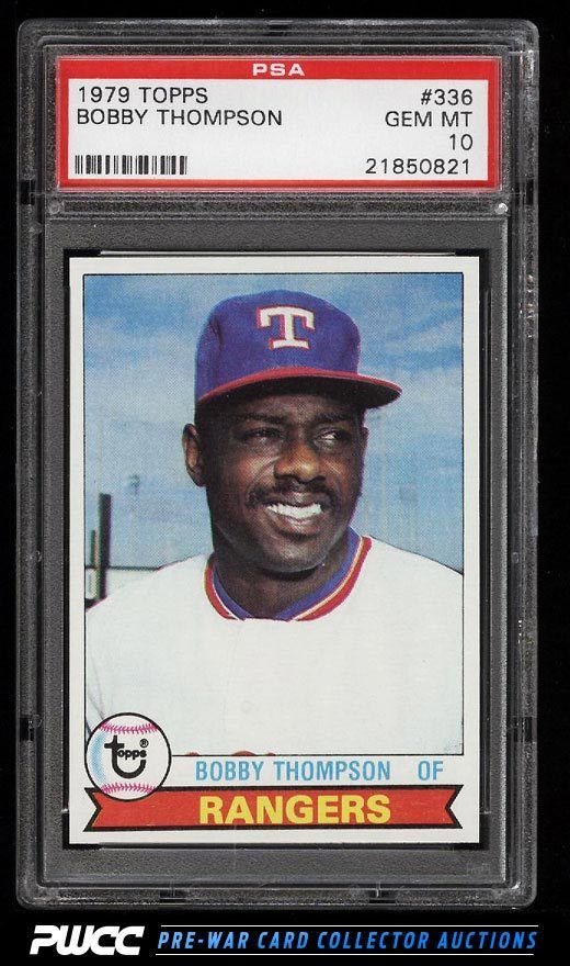 Auction Prices Realized Baseball Cards 1979 Topps Bobby Thompson