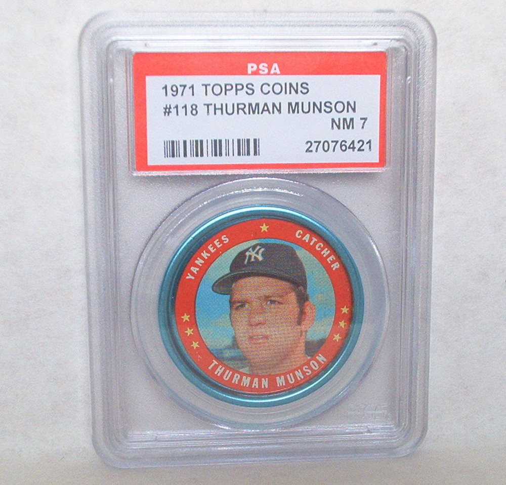 Auction Prices Realized Baseball Coins 1971 TOPPS COINS Thurman Munson