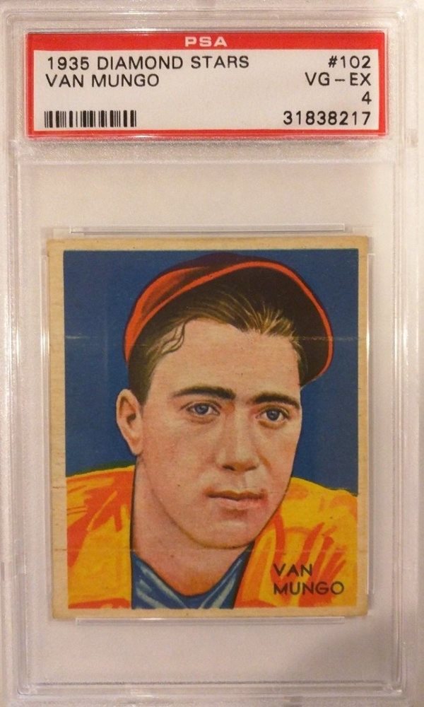 Auction Prices Realized Baseball Cards 1935 Diamond Stars Van Mungo