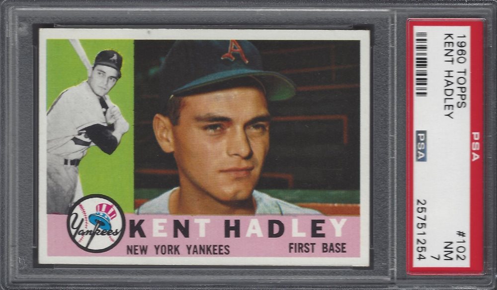 Auction Prices Realized Baseball Cards 1960 Topps Kent Hadley