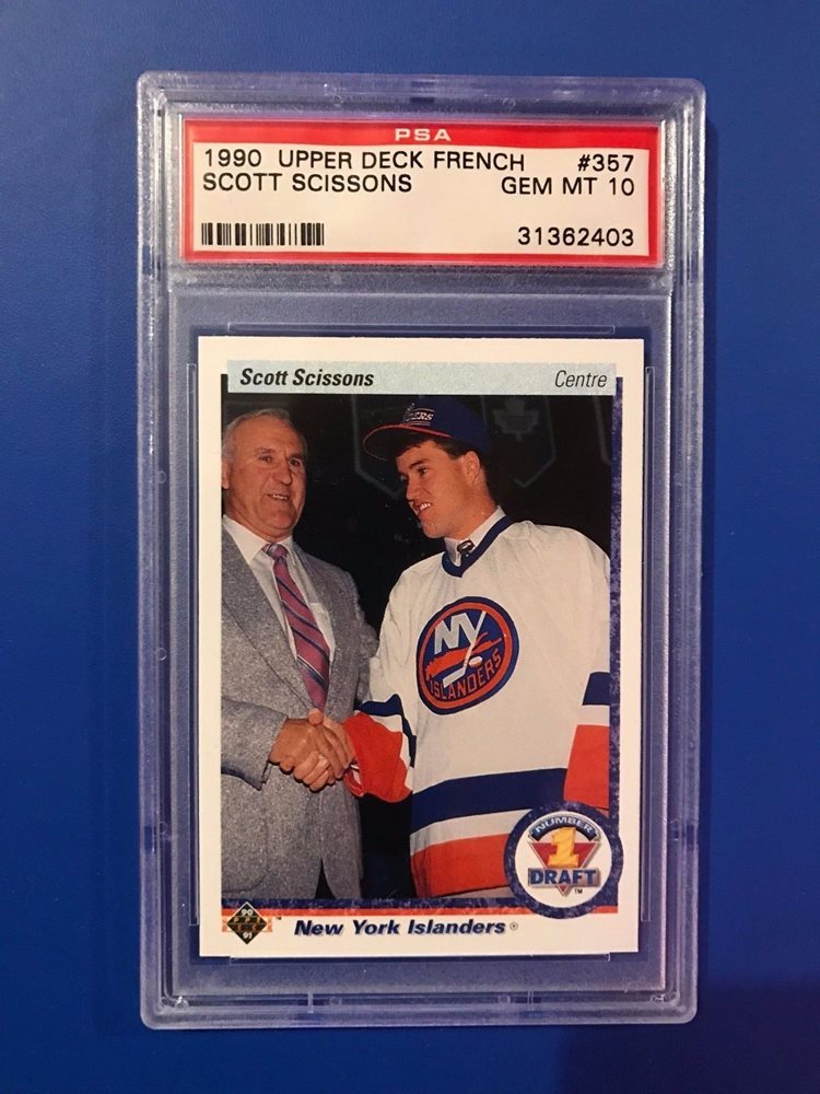 Auction Prices Realized Hockey Cards 1990 UPPER DECK FRENCH Scott Scissons