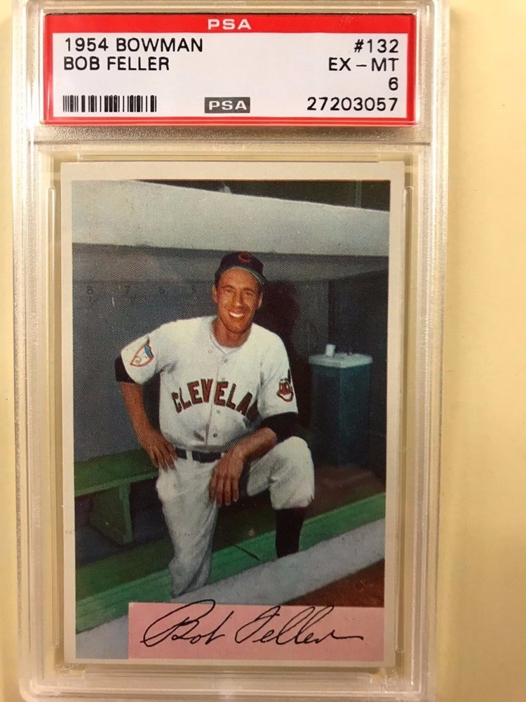Auction Prices Realized Baseball Cards 1954 Bowman Bob Feller