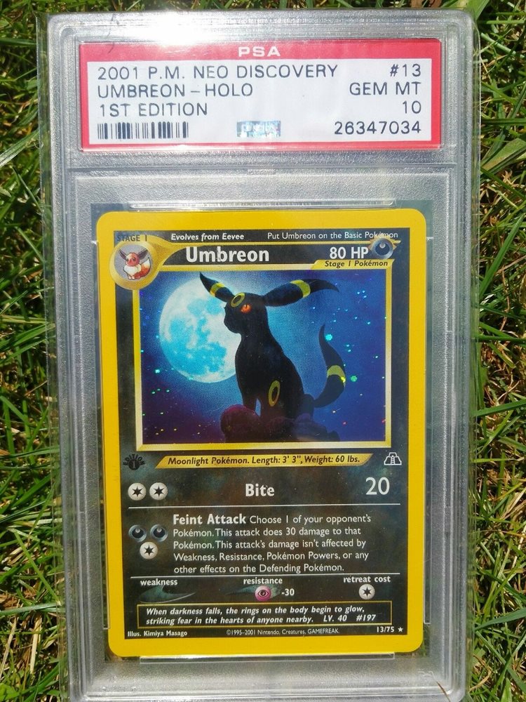 Auction Prices Realized Tcg Cards 2001 Pokemon Neo Discovery Umbreon ...