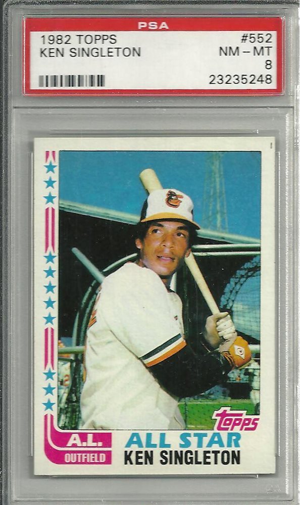 Auction Prices Realized Baseball Cards 1982 TOPPS Ken Singleton