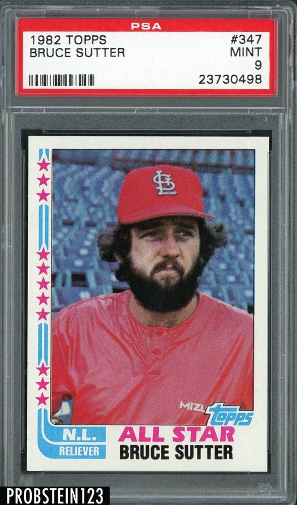Auction Prices Realized Baseball Cards 1982 TOPPS Bruce Sutter