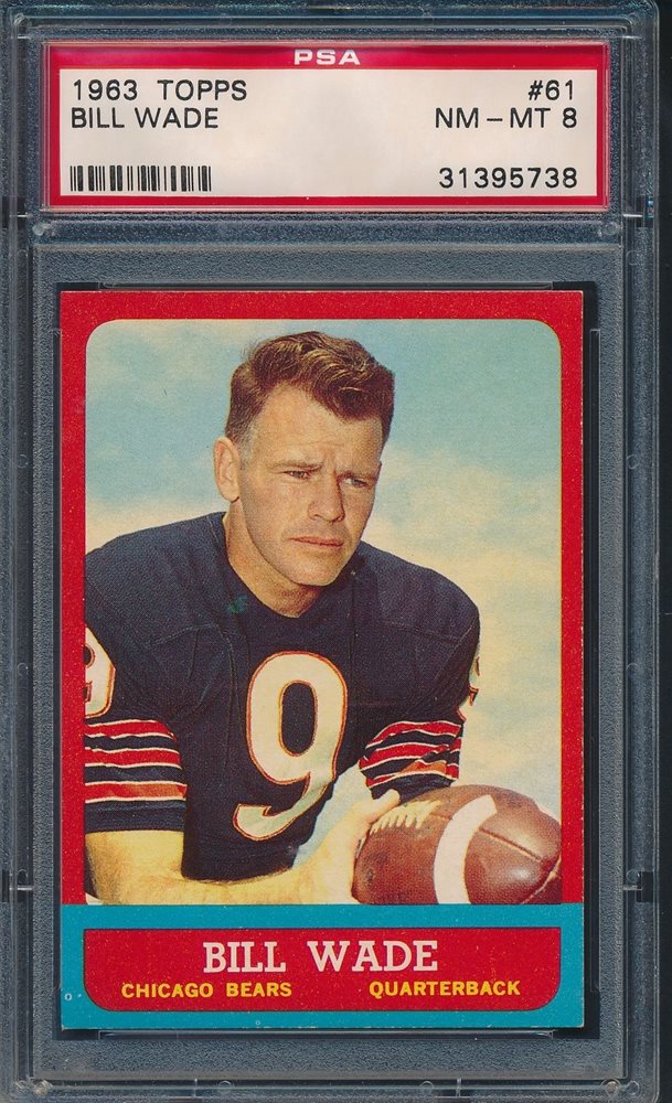 Auction Prices Realized Football Cards 1963 Topps Bill Wade