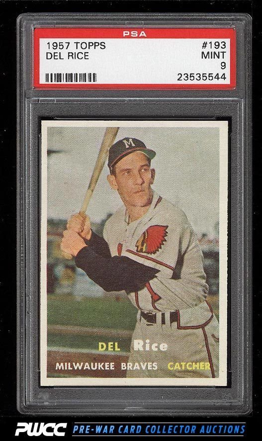 Auction Prices Realized Baseball Cards 1957 Topps Del Rice