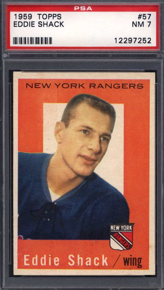 Auction Prices Realized Hockey Cards 1959 Topps Eddie Shack