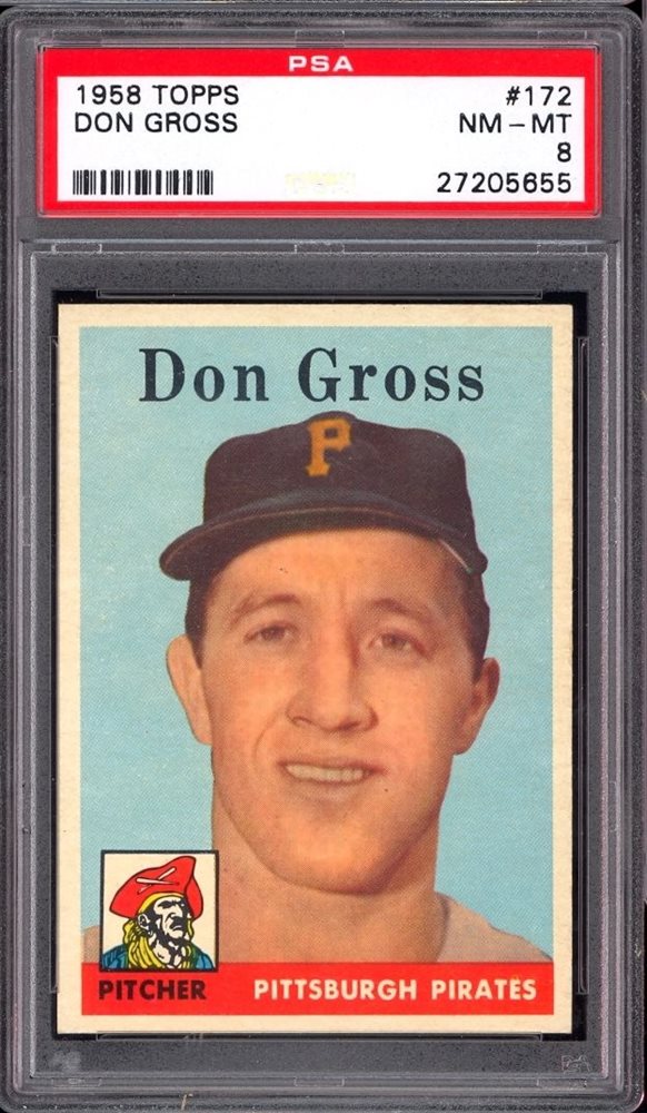 Auction Prices Realized Baseball Cards 1958 Topps Don Gross