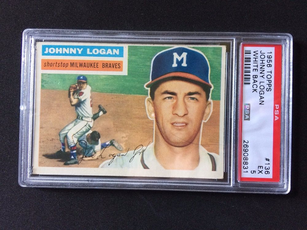 Auction Prices Realized Baseball Cards 1956 TOPPS Johnny Logan