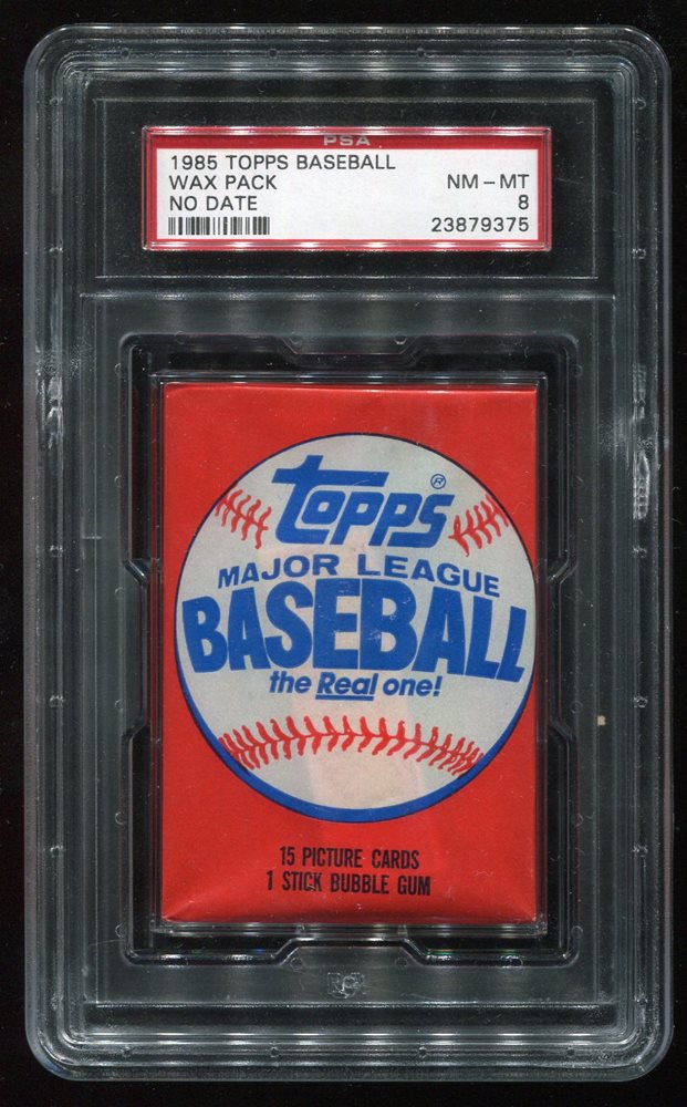 Auction Prices Realized Packs 1985 Topps Baseball Wax Pack Wax Pack