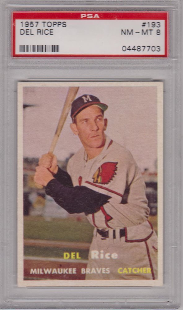 Auction Prices Realized Baseball Cards 1957 Topps Del Rice