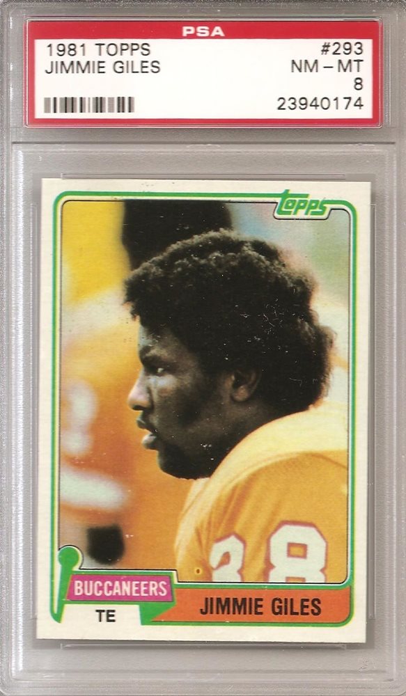 Auction Prices Realized Football Cards 1981 Topps Jimmie Giles