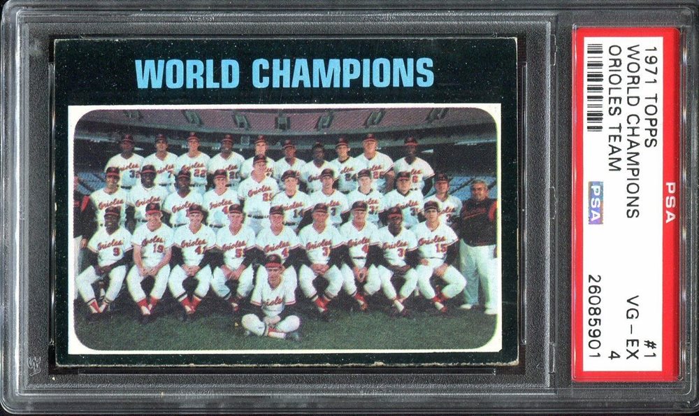 Auction Prices Realized Baseball Cards 1971 Topps World Champions ...