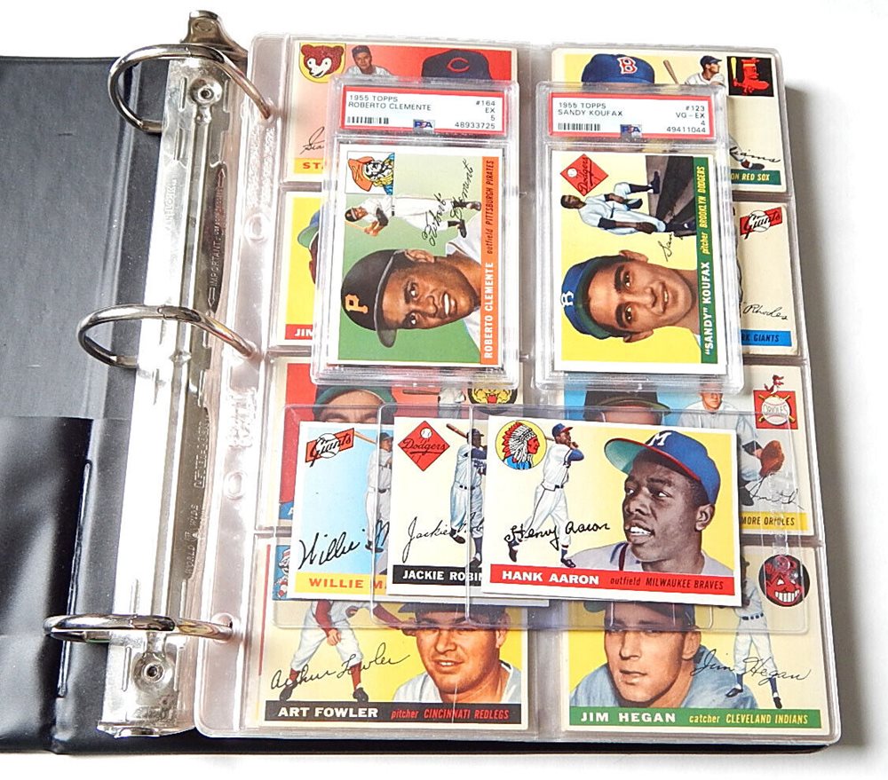 1955 Topps Baseball Complete Set (1-210) Sandy Koufax P