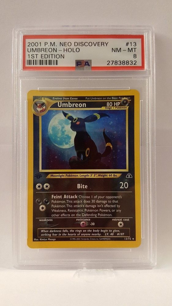 Auction Prices Realized Tcg Cards 2001 Pokemon Neo Discovery Umbreon ...