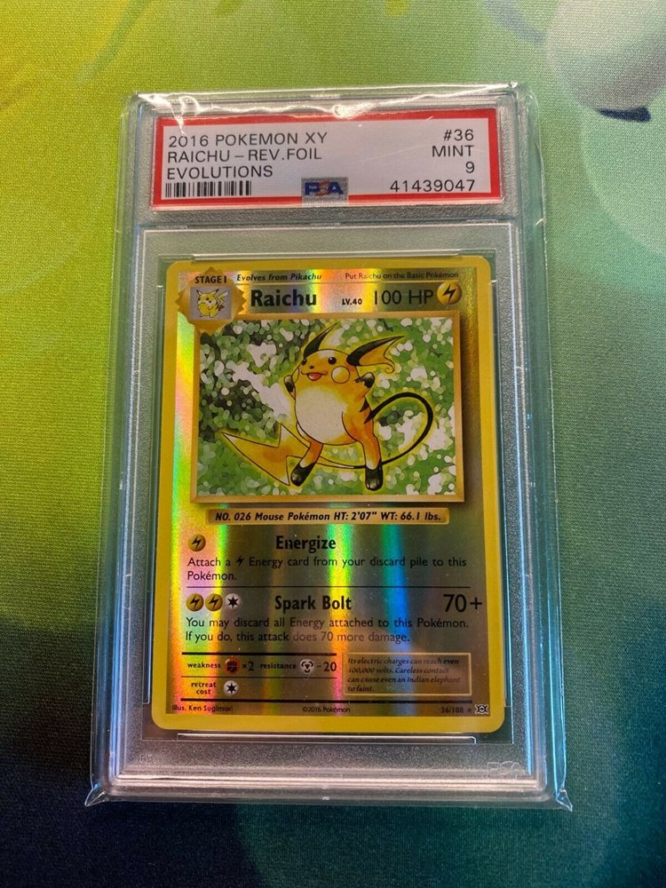 Raichu Card Xy