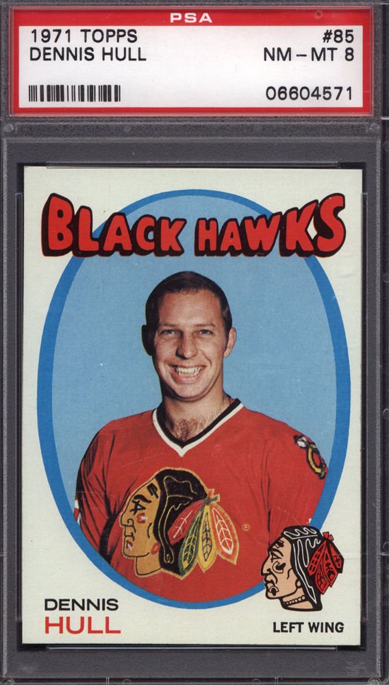 Auction Prices Realized Hockey Cards 1971 Topps Dennis Hull