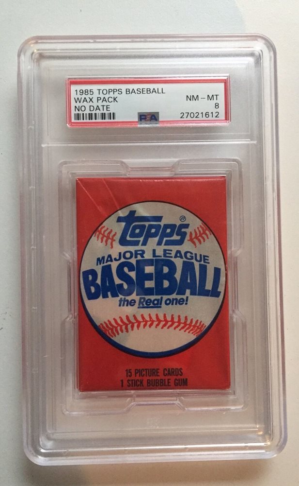Auction Prices Realized Packs 1985 Topps Baseball Wax Pack Wax Pack