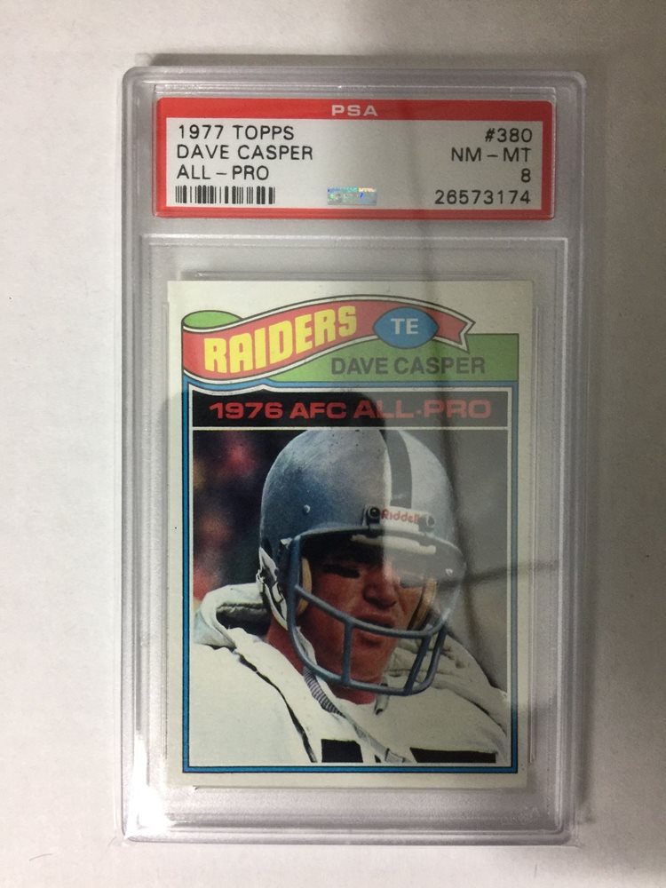 Auction Prices Realized Football Cards 1977 Topps Dave Casper All-Pro