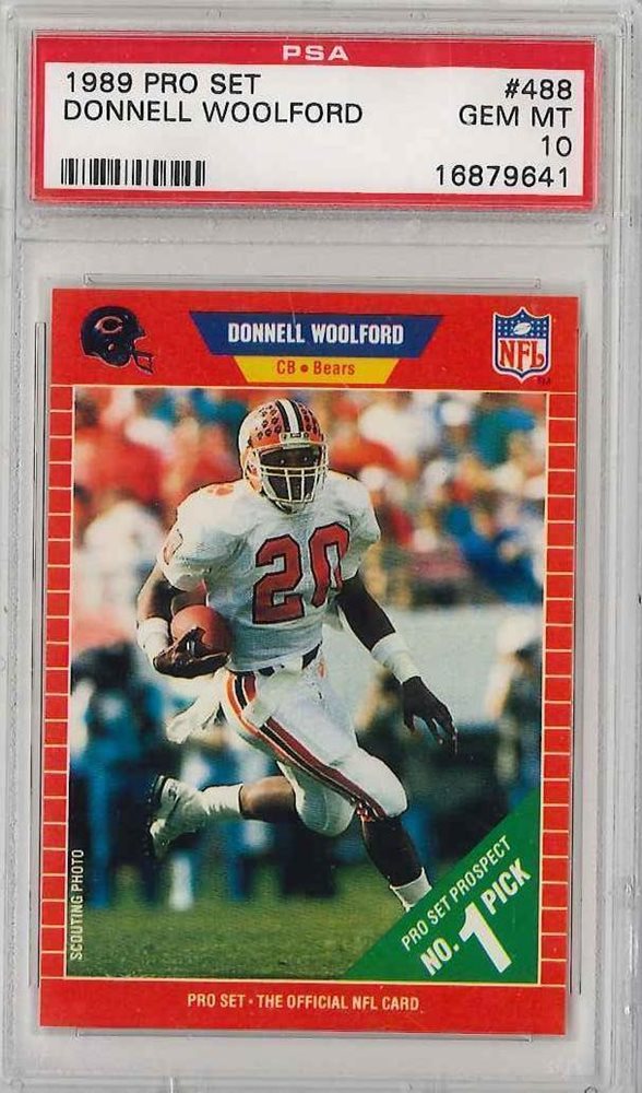 Auction Prices Realized Football Cards 1989 Pro Set Donnell Woolford