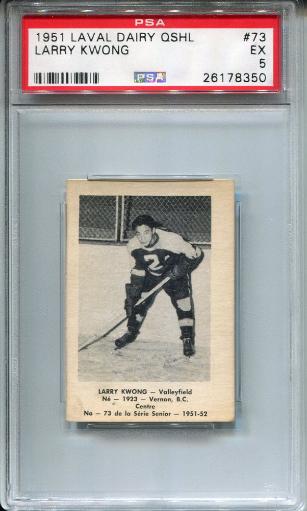 Auction Prices Realized Hockey Cards 1951 Laval Dairy Qshl Larry Kwong