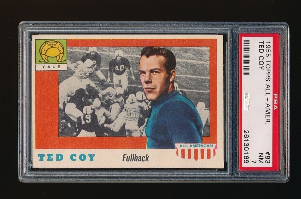 Auction Prices Realized Football Cards 1955 Topps All-Amer. Ted Coy