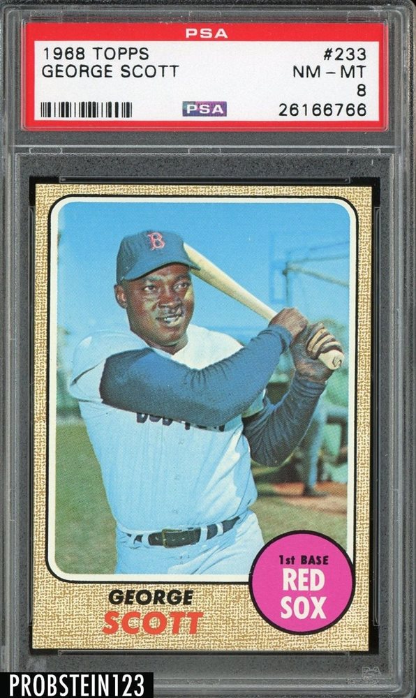 Auction Prices Realized Baseball Cards 1968 Topps George Scott