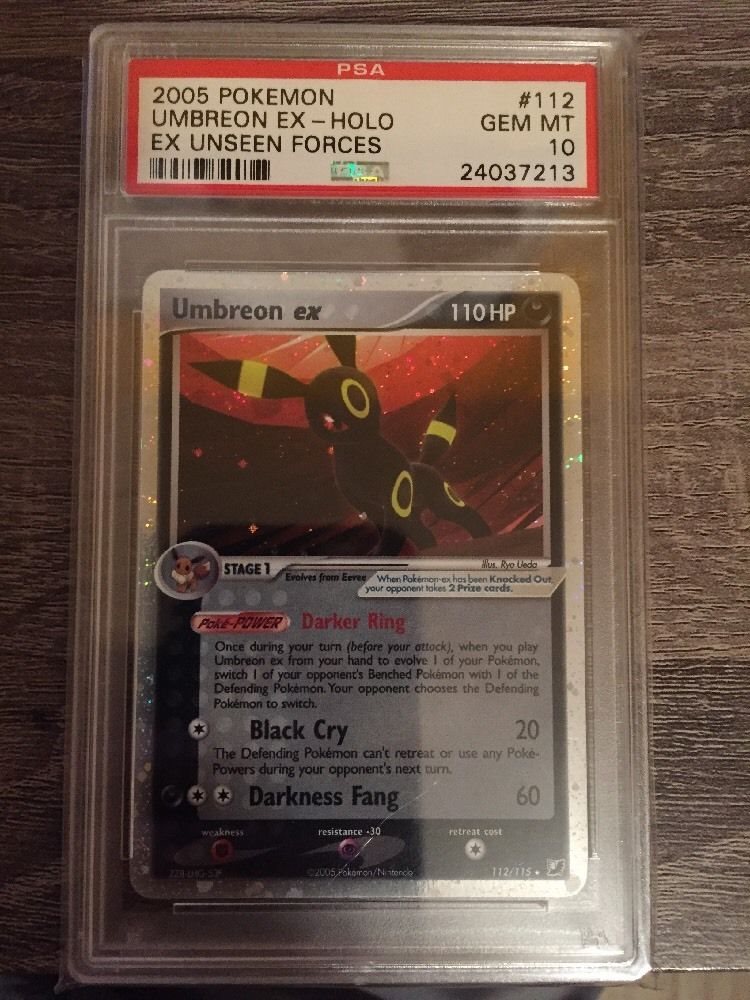 eBay Auction Item 132185032320 TCG Cards 2005 Pokemon EX Unseen Forces