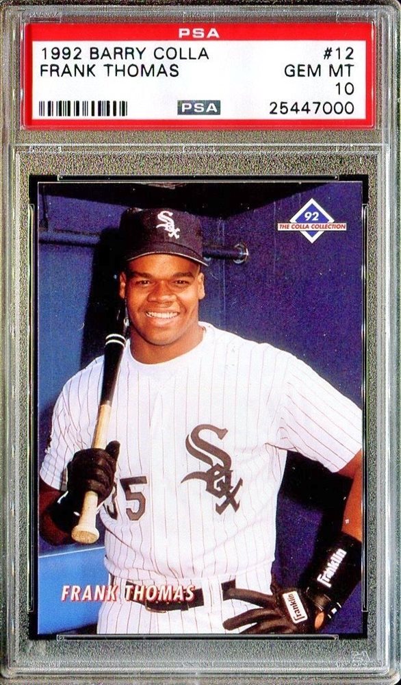 Auction Prices Realized Baseball Cards 1992 Barry Colla Thomas Frank Thomas