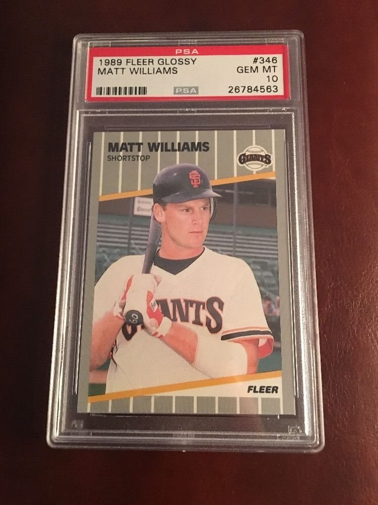 Auction Prices Realized Baseball Cards 1989 Fleer Glossy Matt Williams