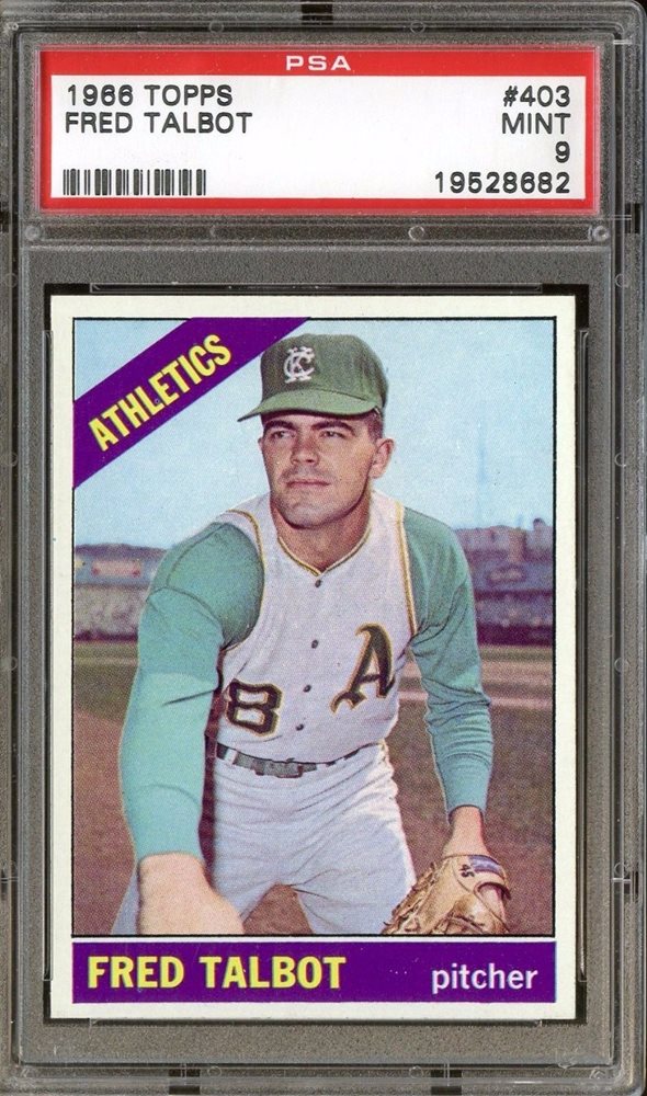 Auction Prices Realized Baseball Cards 1966 Topps Fred Talbot