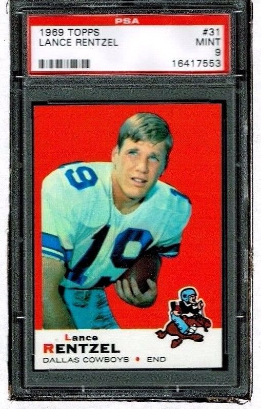 Auction Prices Realized Football Cards 1969 Topps Lance Rentzel