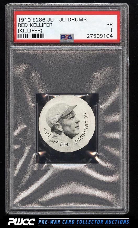 Auction Prices Realized Baseball Cards 1910 E286 Ju-Ju Drums Red Kellifer