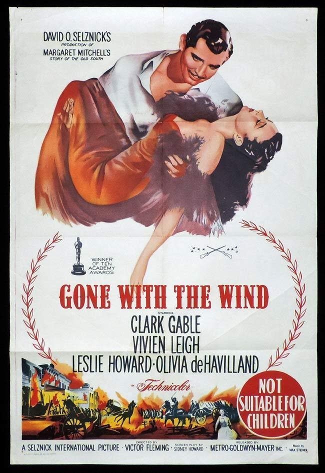 Movie Poster Gone With The Wind
