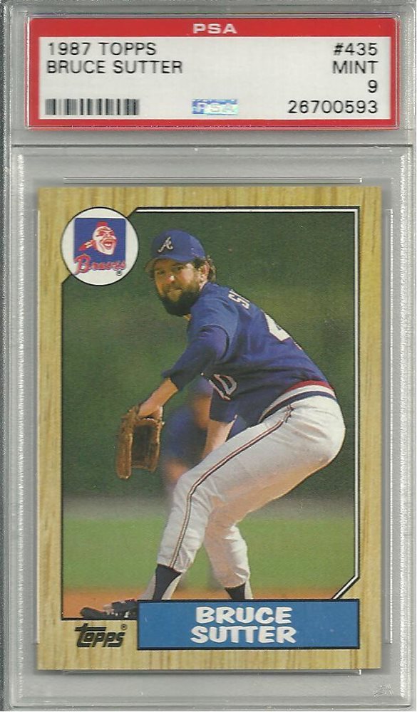Auction Prices Realized Baseball Cards 1987 Topps Bruce Sutter