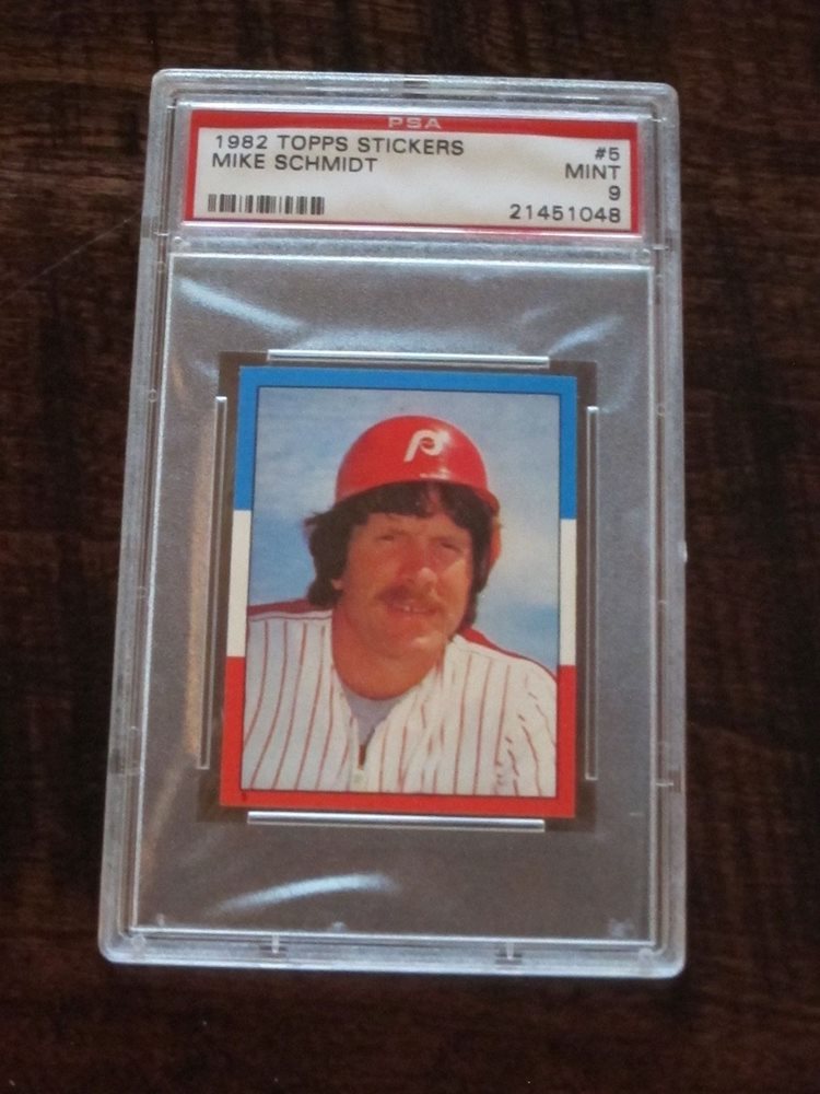 Auction Prices Realized Baseball Cards 1982 Topps Stickers Mike Schmidt