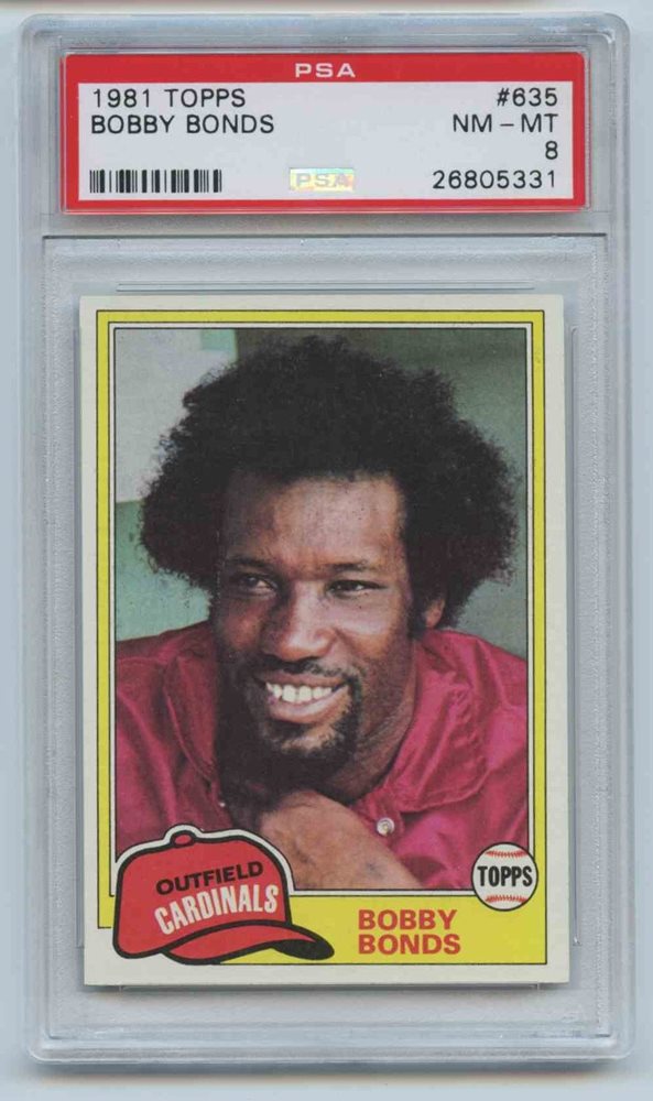 Auction Prices Realized Baseball Cards 1981 Topps Bobby Bonds
