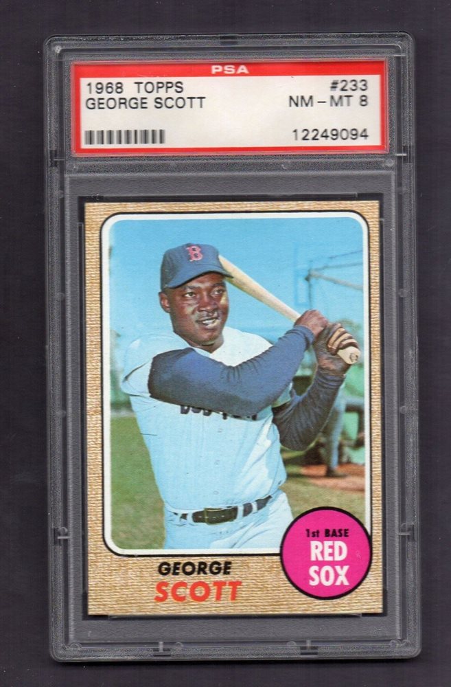 Auction Prices Realized Baseball Cards 1968 Topps George Scott
