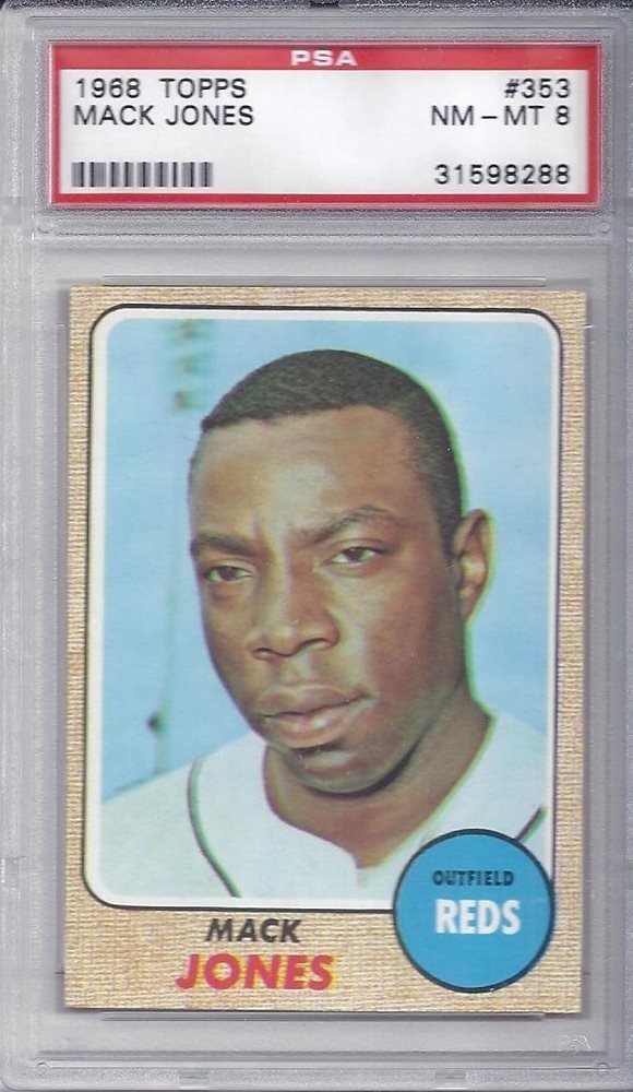 Auction Prices Realized Baseball Cards 1968 Topps Mack Jones